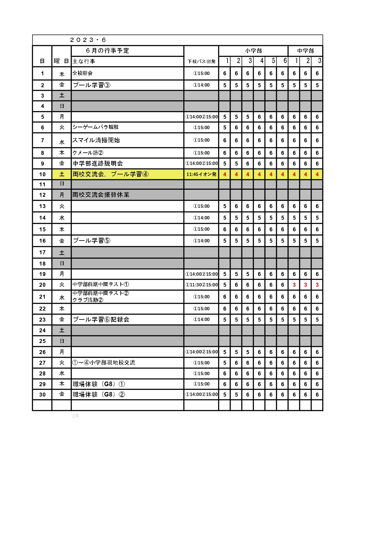 学校だより 2023年6月号 – プノンペン日本人学校